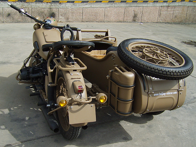 Beijing Sidecar Motorcycles - Desert Tan OHV